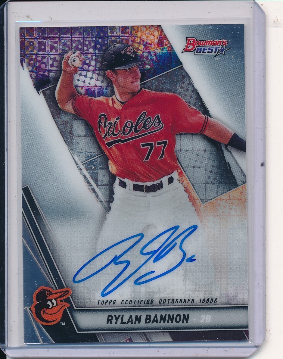 RYLAN BANNON 2019 BOWMAN'S BEST AUTO #B19-RB | eBay