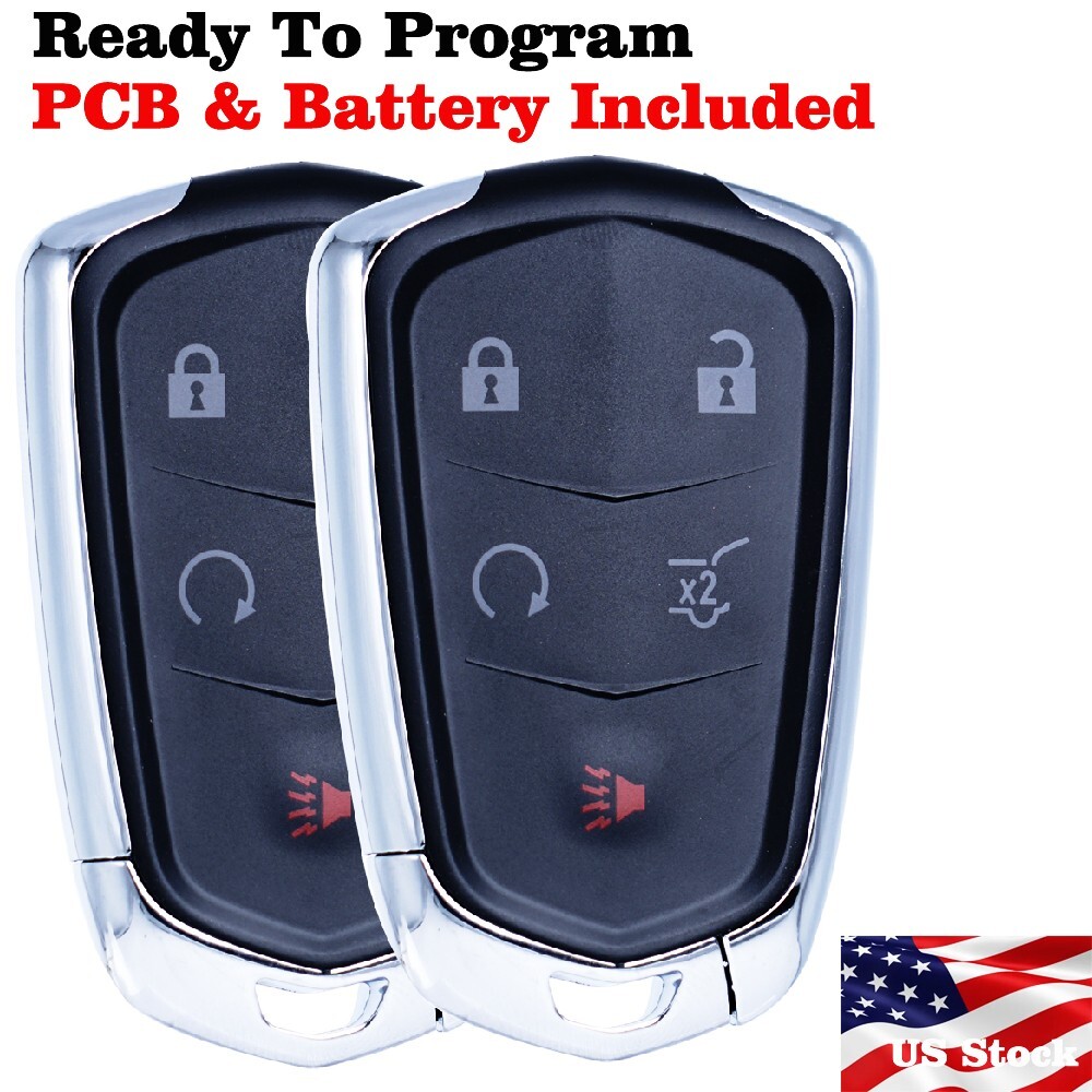 2 FOR 2017 2018 2018 2019 CADILLAC XT5 XTS 2020 XT4 XT6 REMOTE KEY FOB ...
