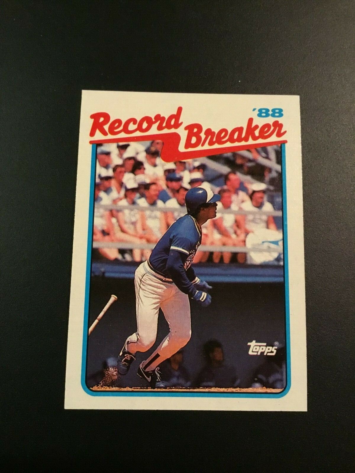1989 Topps # 1 GEORGE BELL Record Breaker 1988 Toronto Blue Jays Great ...