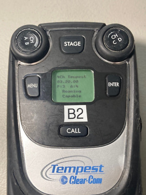 Clear-Com Tempest 2400 4-channel Wireless Belt Station | eBay