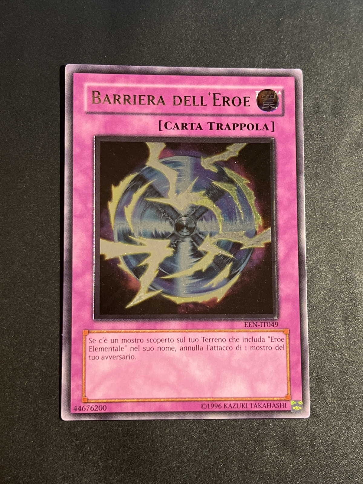 Yu-Gi-Oh! Rare Ultimate EEN-049 Hero Barrier Vintage Collectible Card ...