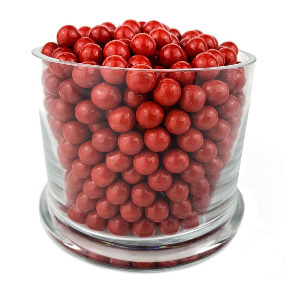 Red Candy Chocolate covered Color It Candy Sixlets 2 lbs Cake Party ...