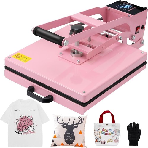 15"X15" DIY Digital Clamshell T-shirt Heat Press Machine Sublimation ...