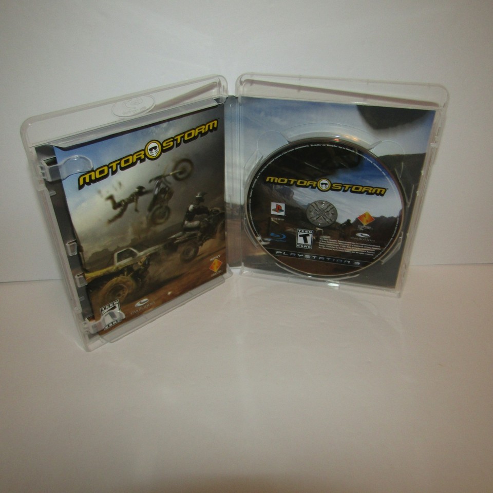 MotorStorm Sony PlayStation 3 PS3 Video Game with Manual Motor Storm ...