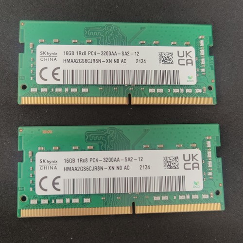 SK Hynix 16GB 1Rx8 PC4-3200AA Memory Ram Set, Total 32GB | eBay