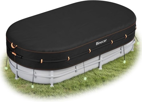 Rectangular Pool Cover, Solar Pool Cover for Above Ground Pools with ...