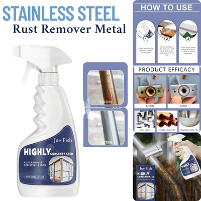 Industrial strength stainless steel rust remover metal strong cleaner ...
