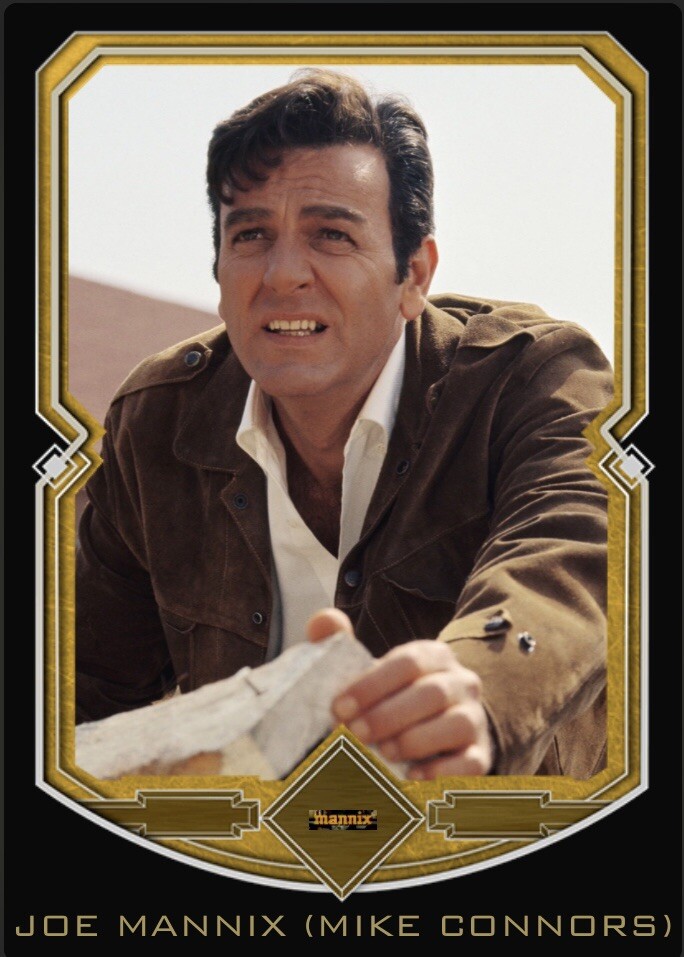 Custom Novelty Card Classic TV Joe Mannix Mike Connors (Blank Back) | eBay