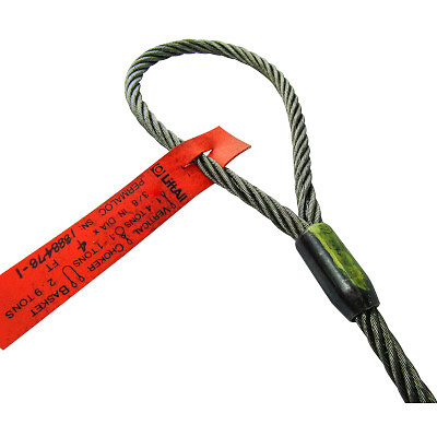 Liftall 3/4X12EE 3/4 X 12' 6X19 Wire Rope Sling | eBay