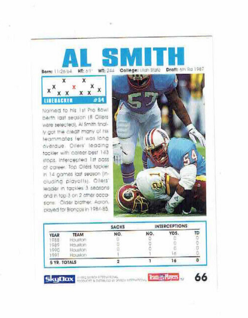 1992 Skybox Impact - #66 Al Smith for sale online | eBay