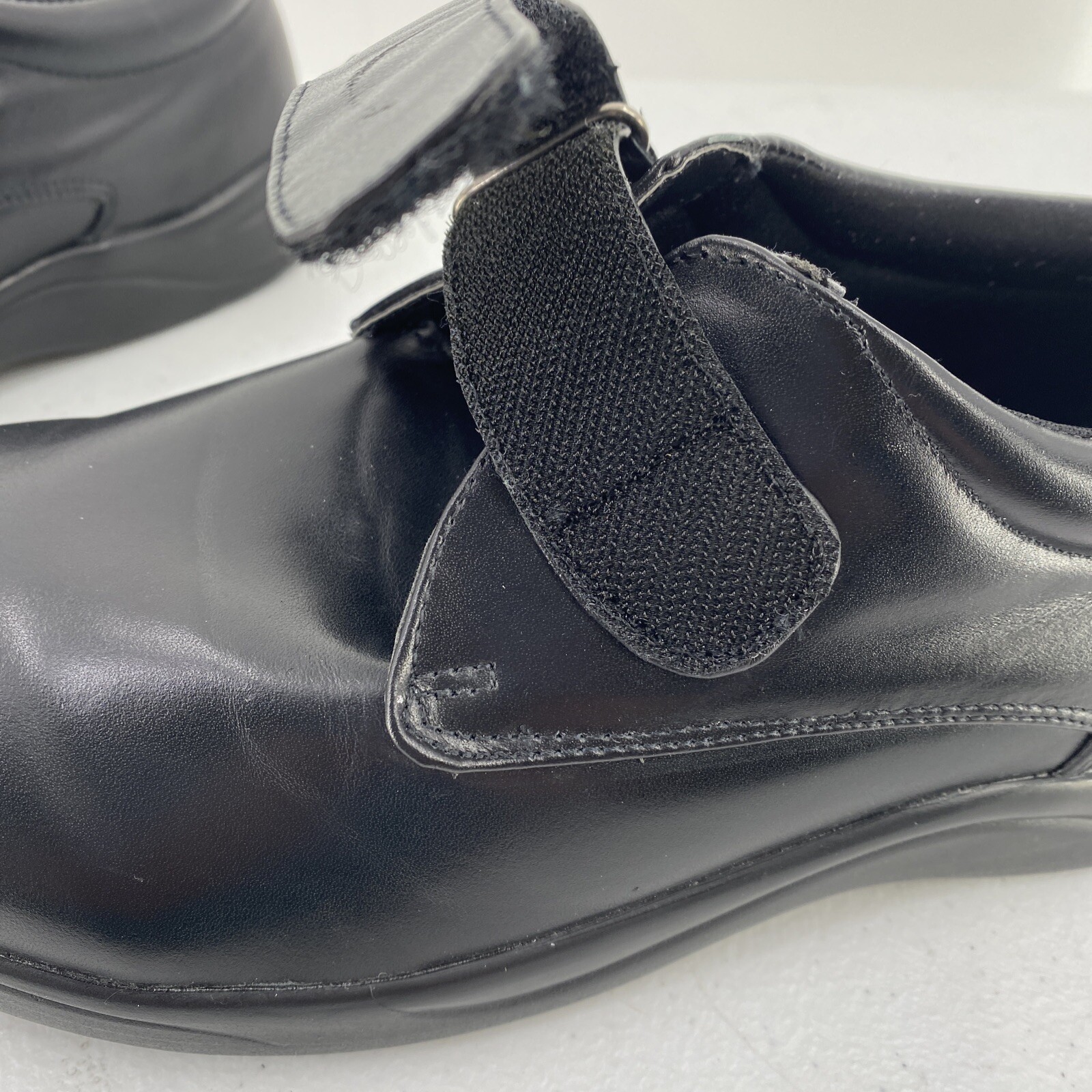 Stride Lite Diabetic Shoes Black Womens 9M Hook and Loop Leather Never Worn | eBay