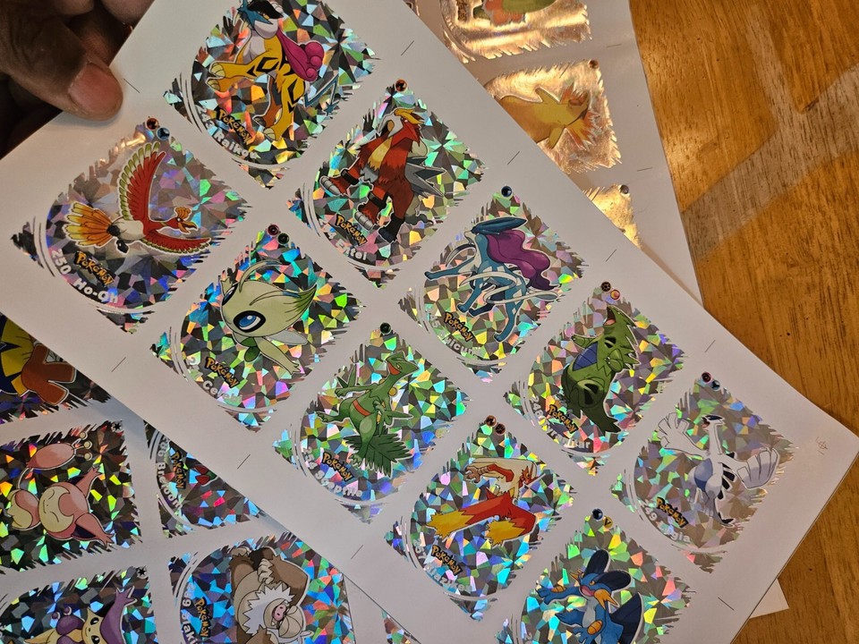 UNCUT UNRELEASED Pokemon Prisma 2 Sticker Sheet Complete Set NM | eBay