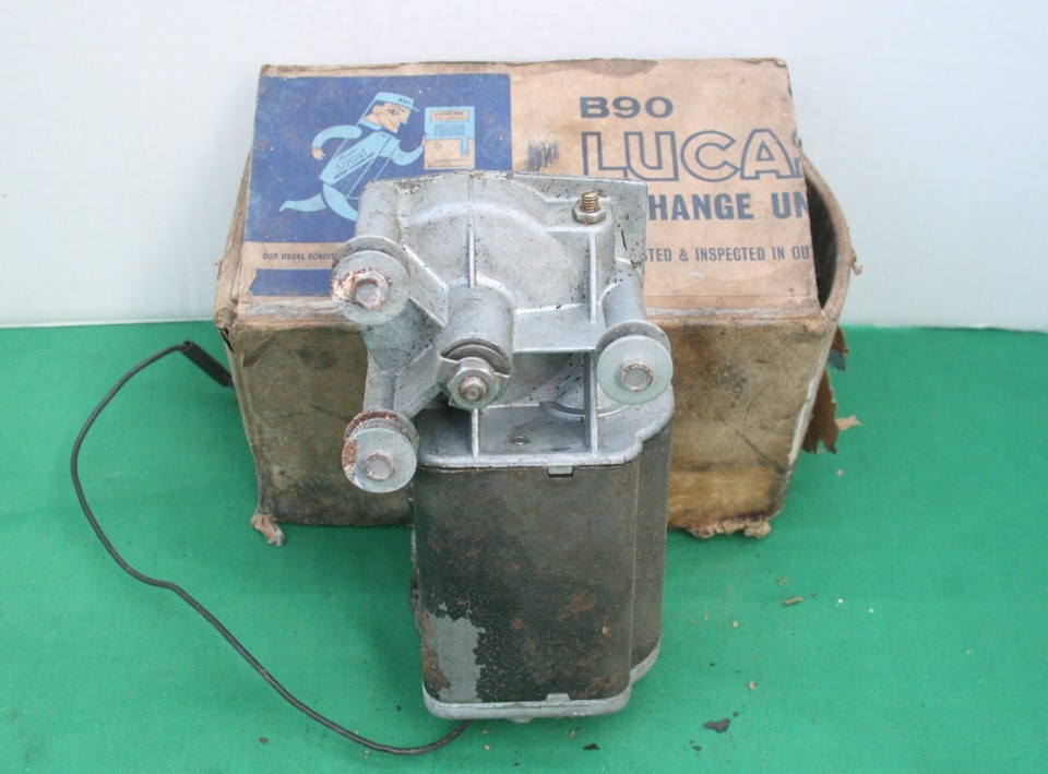 LUCAS DL2 WIPER MOTOR PART NUMBER 75353F 12v DATED 4-67 (APRIL 1967 ...