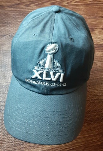 NFL TEAM APPAREL SUPERBOWL XLVI INDIANAPOLIS 02- 05-12 Gray Cap | eBay
