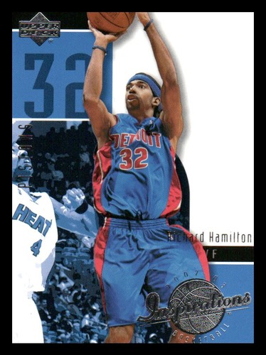 2002-03 UD Inspirations #20 Richard Hamilton NBA Basketball Detroit ...