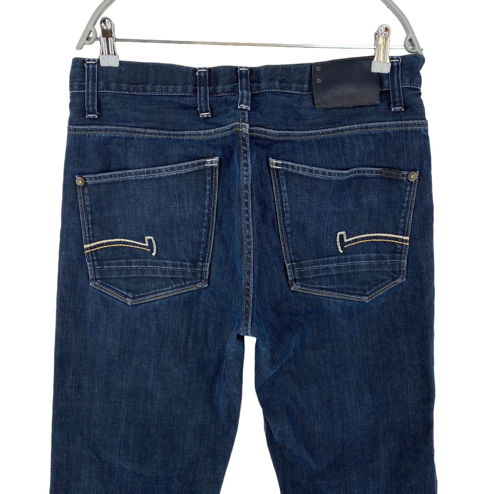 G-STAR CODER Dark Blue Regular Straight Fit Jeans W33 L32 | eBay