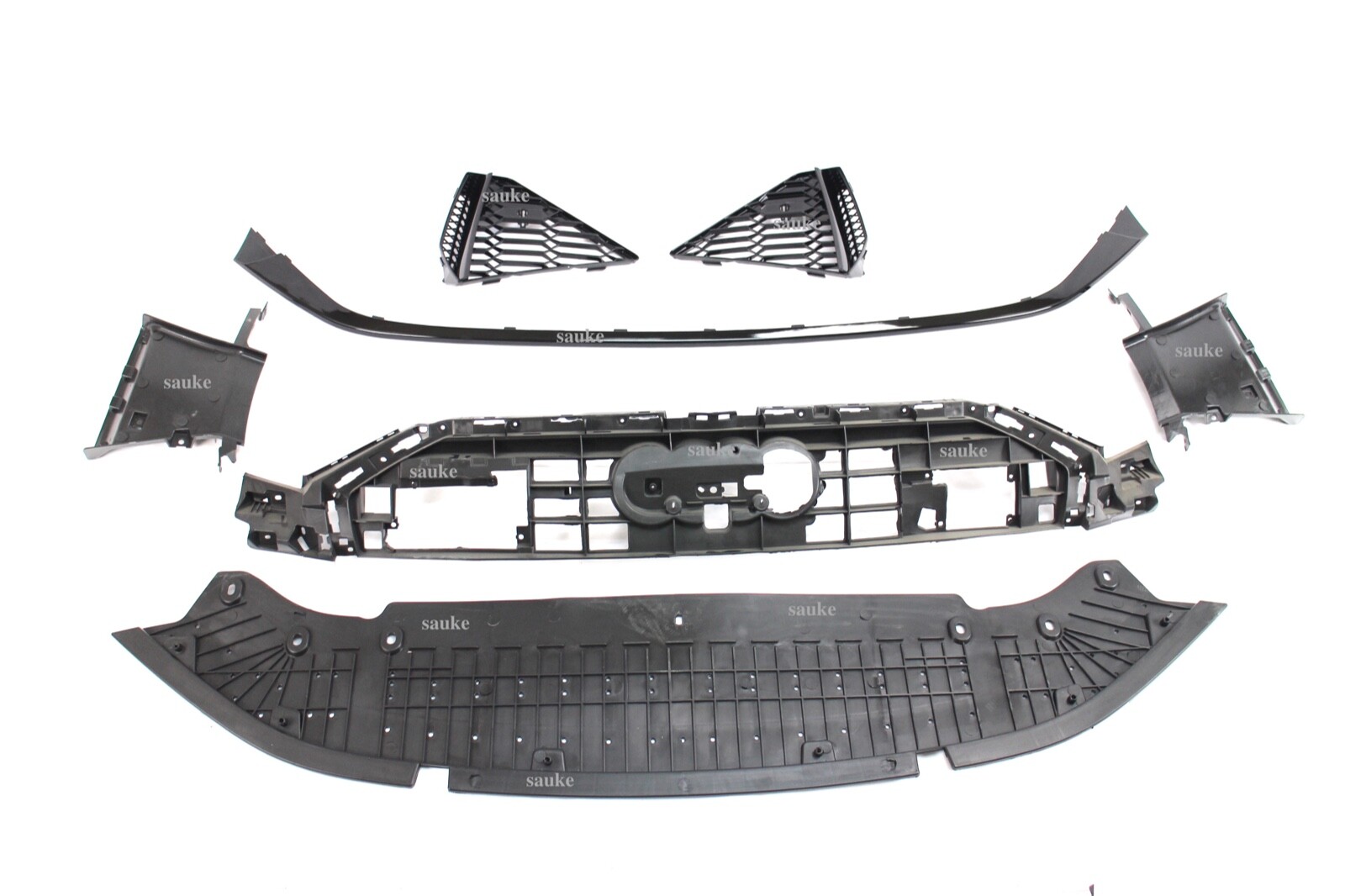 for A6 S6 2019- 23 front bumper cover grille radiator panel upgrade kit ...