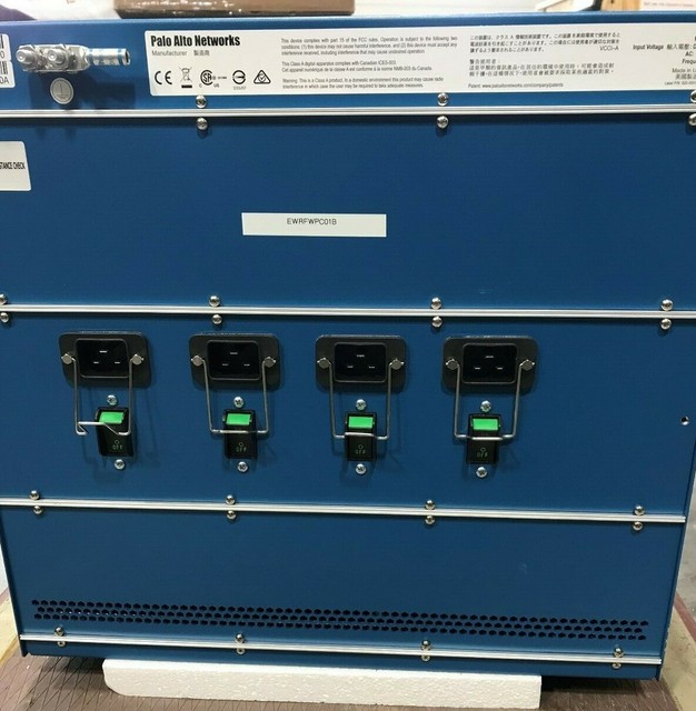 Palo Alto Pa-7050 Next Generation Firewall 9u Chassis 4x AC Power ...