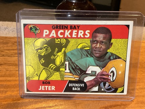 1968 Topps Bob Jeter Card #52 Green Bay Packers NMT | eBay