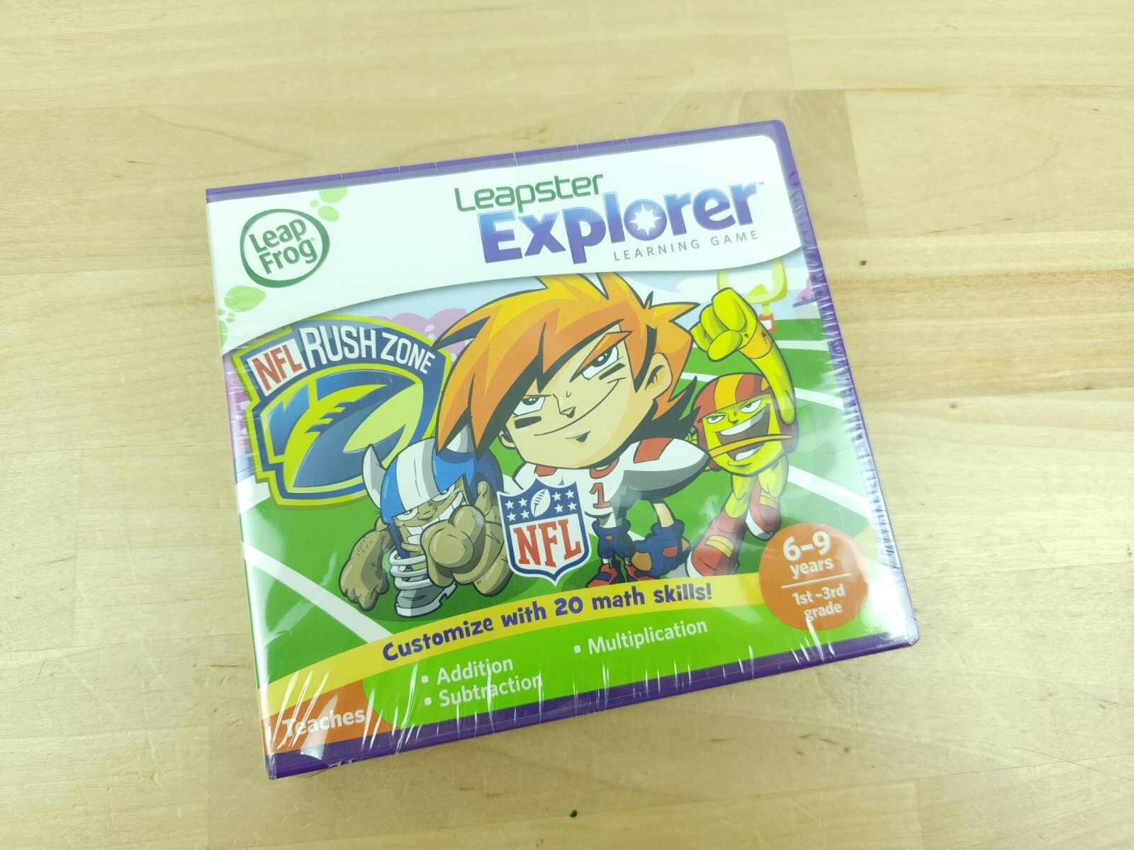 Leap Frog Leapster Explorer & LeapPad NFL Rush Zone Learning Game 3rd ...