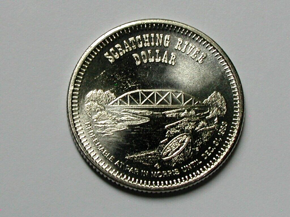 Morris MB CANADA 1983 Trade DOLLAR Token for Big M Stampede Rodeo with ...