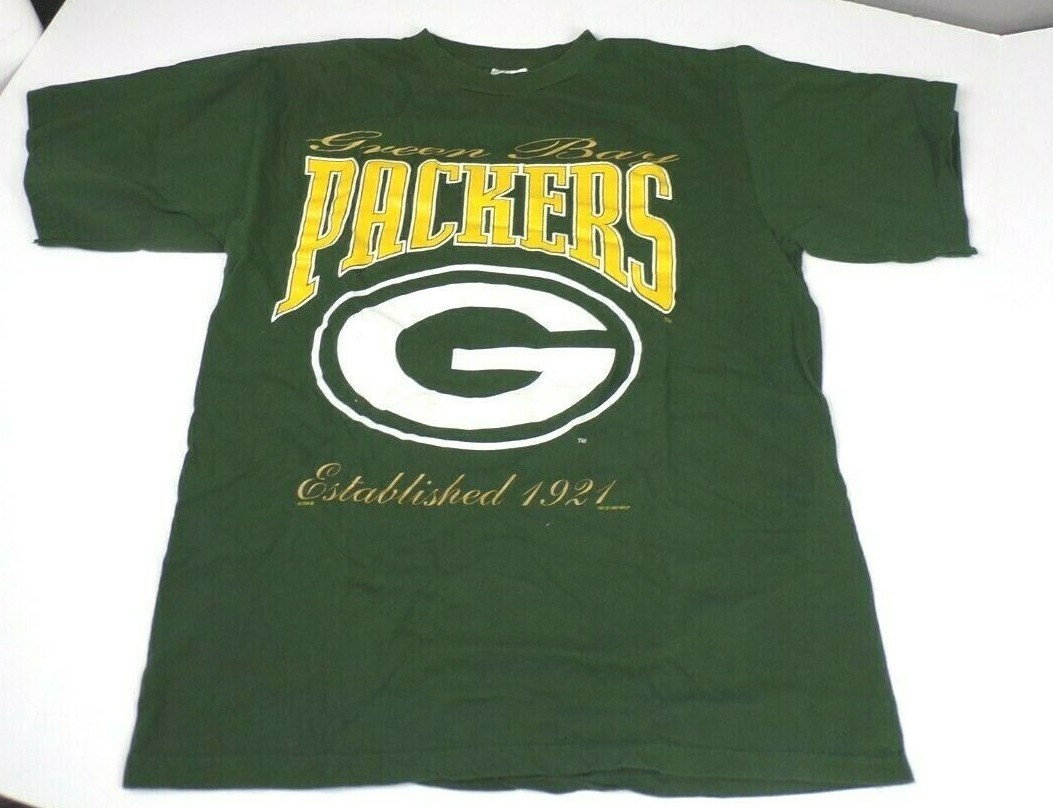 Vintage 1997 Green Bay Packers Logo Tour Champ T Shir… - Gem