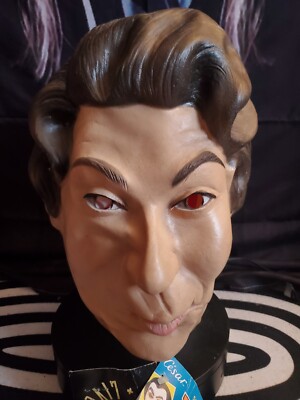 Vintage 1993 CESAR HALLOWEEN MASK SNL THE CHURCH LADY VINYL NEW W/TAGS ...
