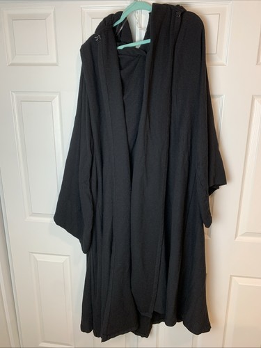 Used Star Wars Sith Robe Adult Large XL Black Galaxy’s Edge Costume ...