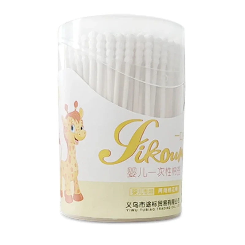 200Pcs Safety Baby Cotton Swab Clean Baby Ears Sticks Health Medical ...