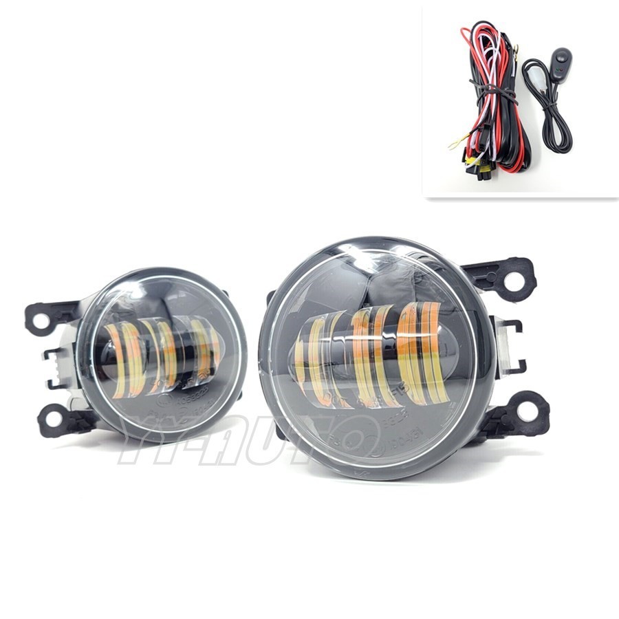 Fit 2012-2015 CRV Pilot Frontier Impreza Replacement Dual Color LED Fog ...