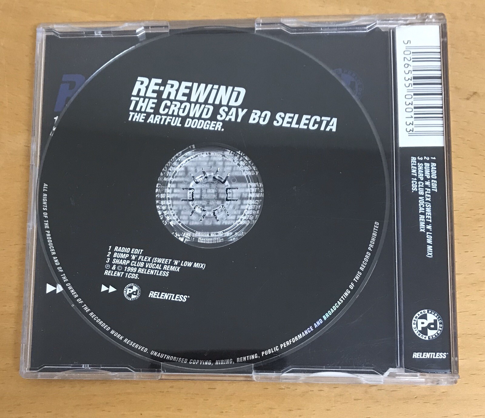 THE ARTFUL DODGER - RE-REWIND THE CROWD SAY BO SELECTA - CD | eBay