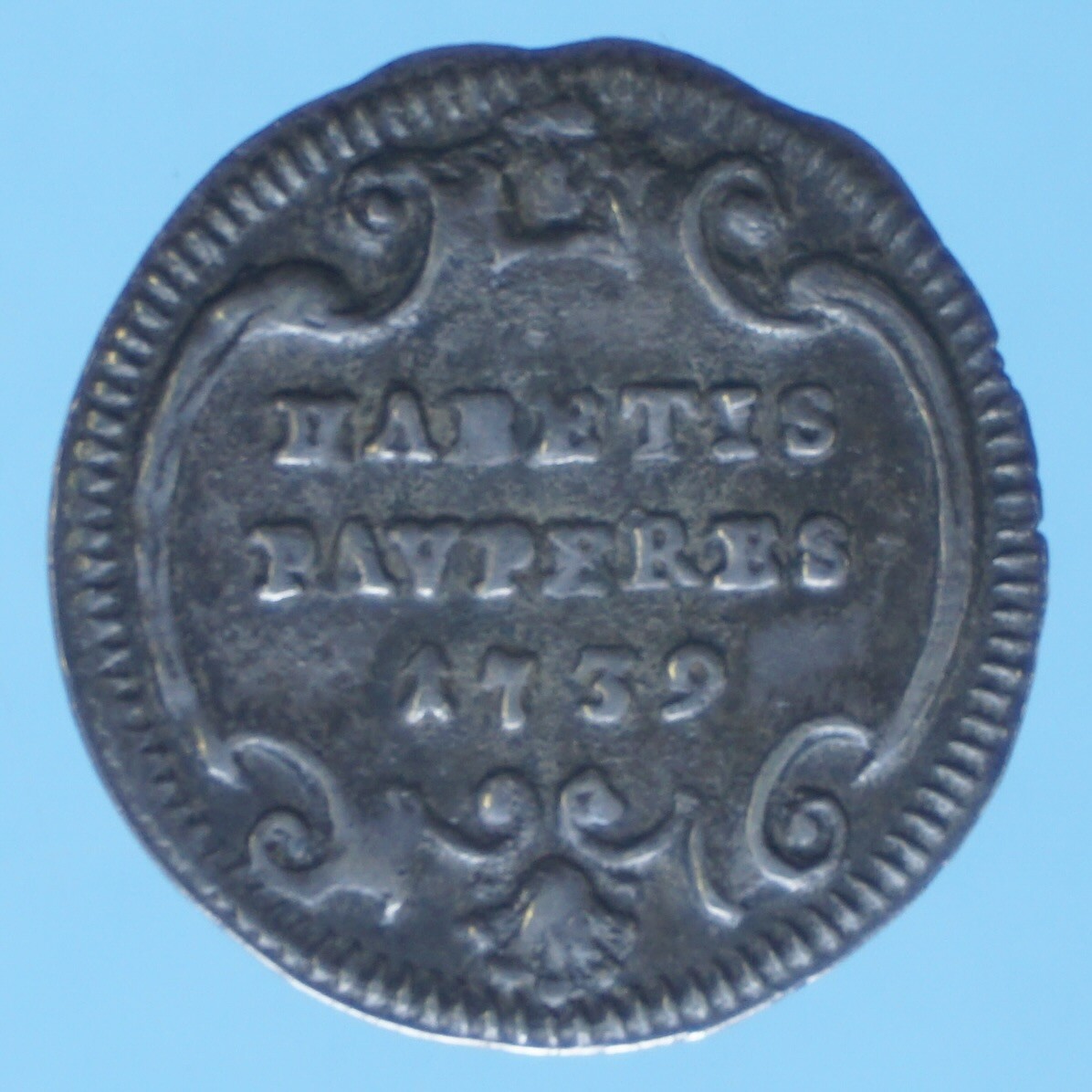 CLEMENTE XII GROSSO 1739 ROMA ARGENTO SILVER COIN SPL CURRENCY ...