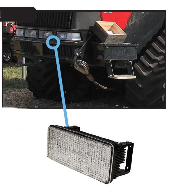 Fits Case IH Steiger STX Steiger 4WD Tractor LED Hood Light | eBay