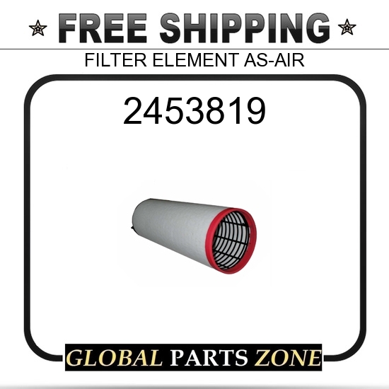 CATERPILLAR 2453819 - Air filter cross reference