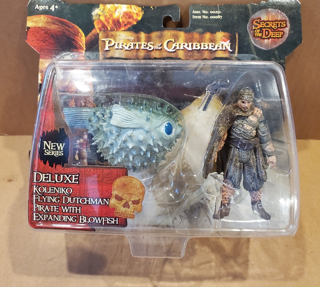 Pirates of the Caribbean Koleniko Pirate Figure,Secrets of the Deep ...