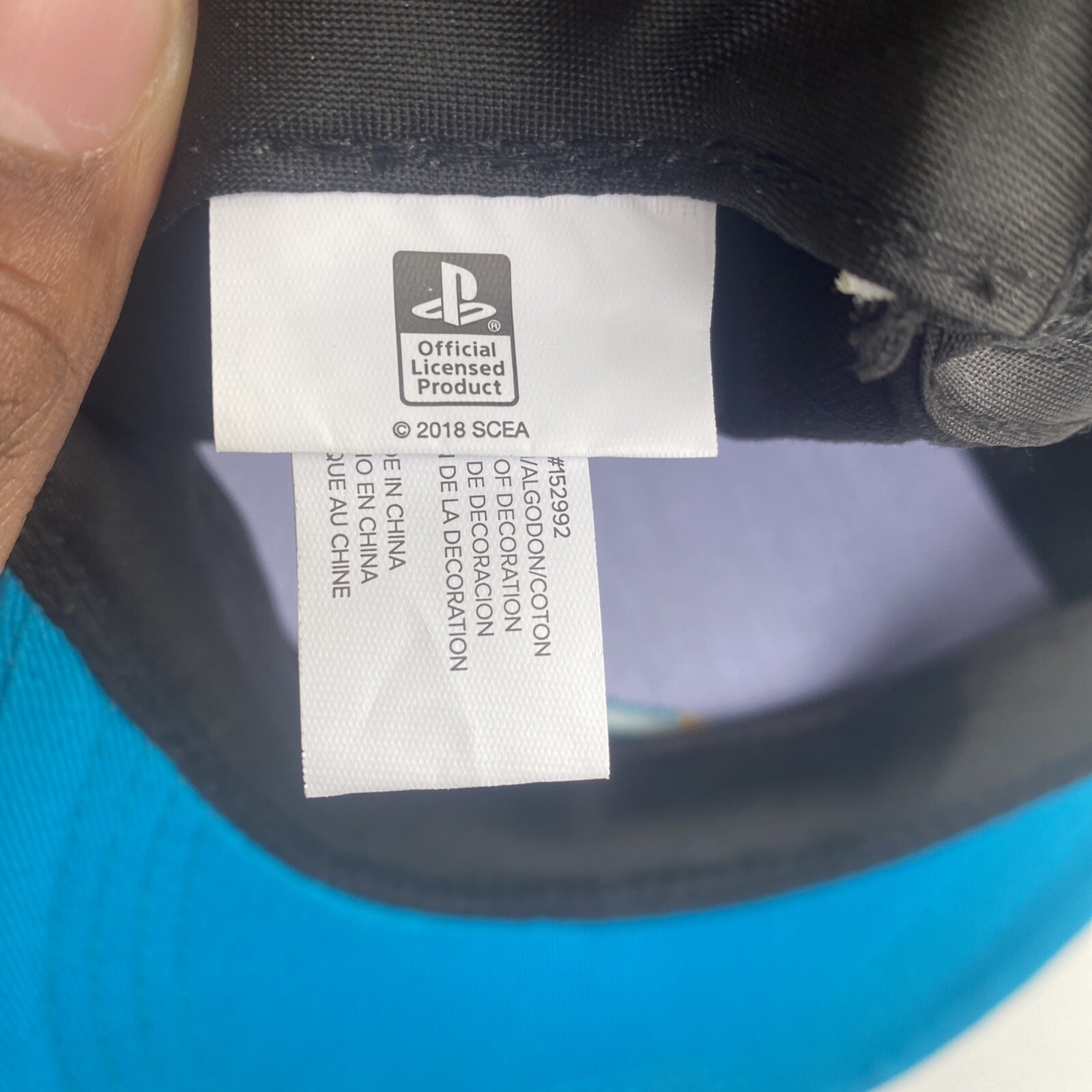 Sony Playstation Logo Snapback Official Hat Cap Adult… - Gem