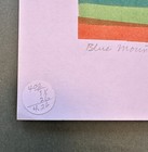 Carol Kessler SILKSCREEN Print “Blue Mountan II” 1973 Signed, Artist ...