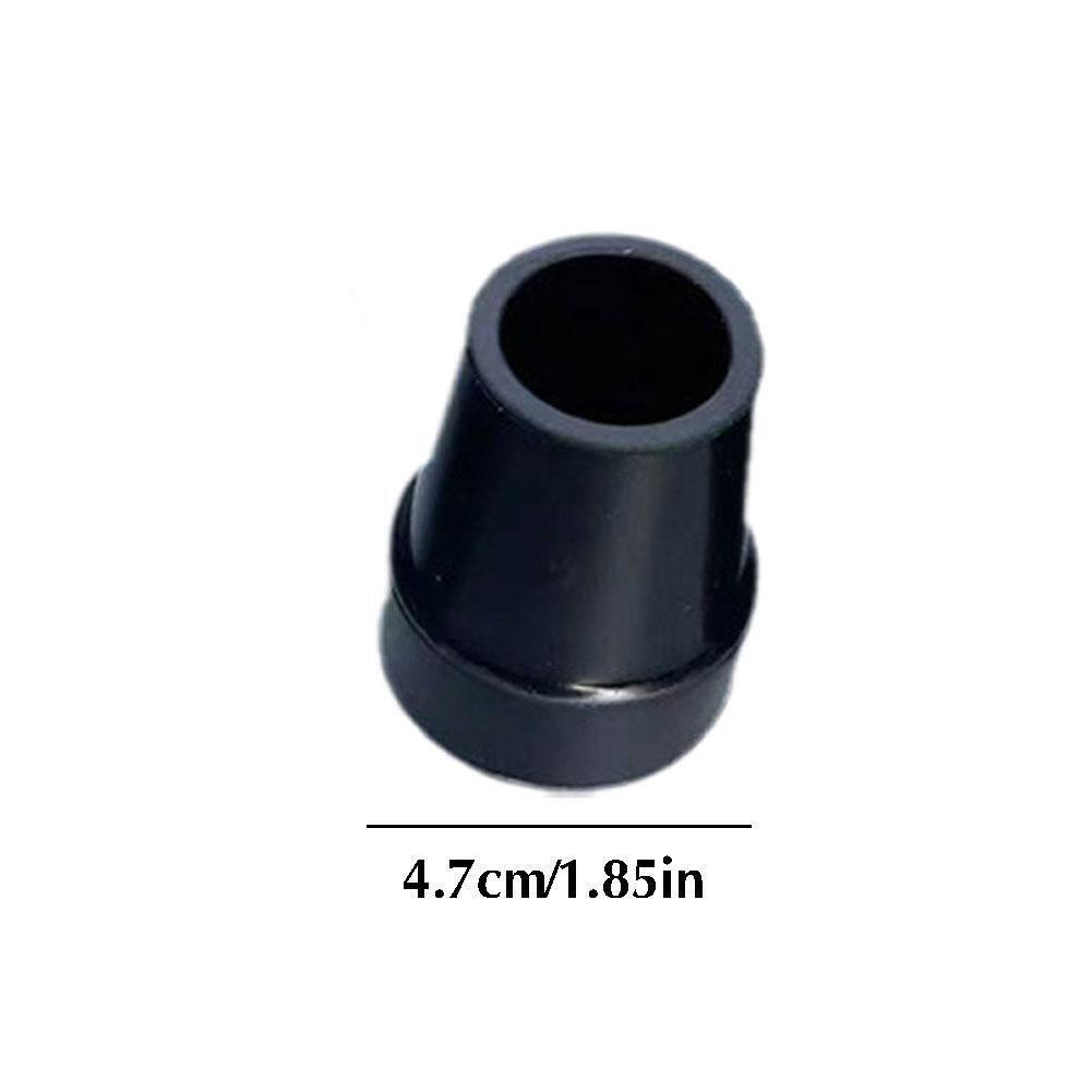 4 Pcs 3/4" Black Rubber Replacement Tip Cap For Hiking Stick, Walker ...