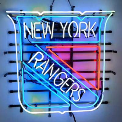 New York Rangers Neon Sign 24"x24" Beer Bar Wall Deocr Artwork Gift | eBay