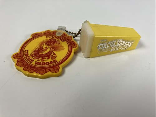 VTG CIRCUS VARGAS Souvenir Photo Rubber Medallion Key Chain | eBay