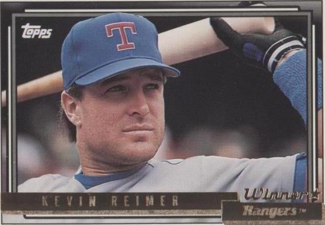 1992 Topps - Kevin Reimer #737 Gold Winner B* 1992 The Topps Company ...