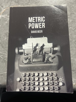 Metric Power by David Beer (2017, Trade Paperback) | eBay
