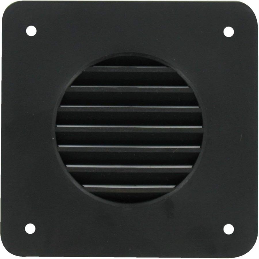 Battery Box Vent System - Black - Louver Size: Complete Vent System ...