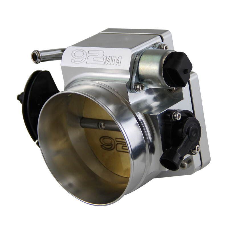 92MM Throttle body+TPS IAC+Adapter Plate For Chevy GM Gen III LSX LS ...