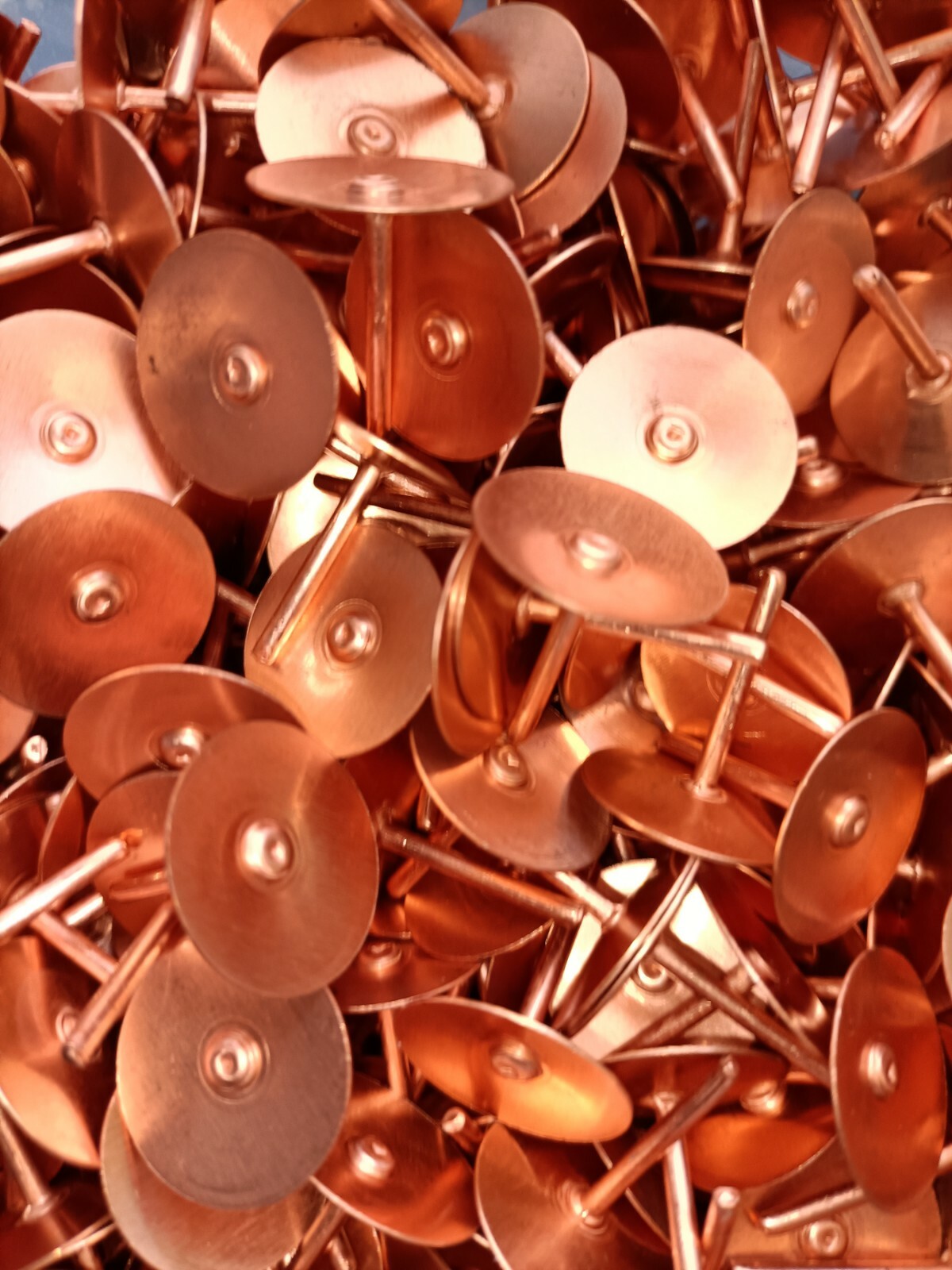 Copper Disc Rivets19mm Disc Rivets 3/4in Shank 3/4in Disc Cement Roof ...