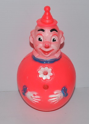 vintage CLOWN ROLLY-POLLY Regal Toy 1960s Musical toy | eBay