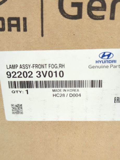 New OEM Genuine Hyundai Fog Light Lamp 2012-2014 Azera RH 92202-3V010 ...