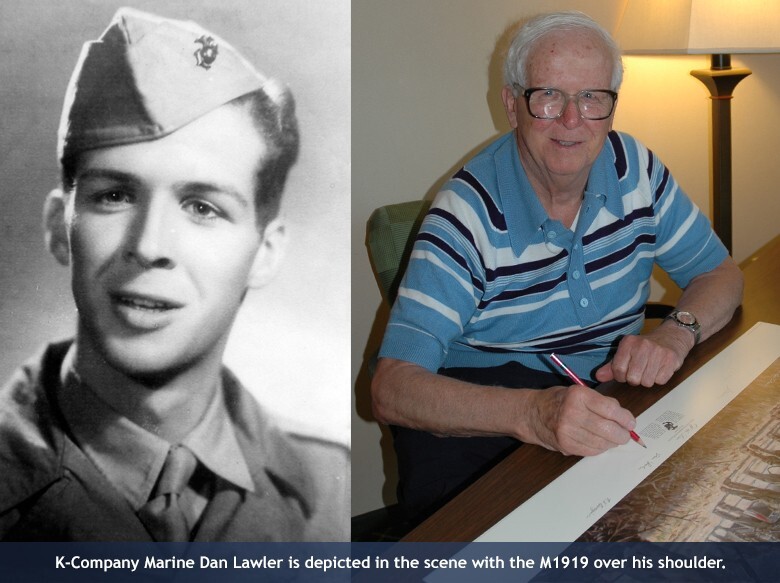 Eugene Sledge "With the Old Breed" art autographed by 1st Marine ...