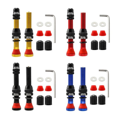 Tubeless Presta s Stem 60mm, Aluminum Alloy Bike Vacuum Tire Nozzle Rim ...