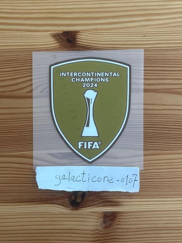 2024 FIFA Intercontinental Champions Real Madrid PVC Iron On Patch ...